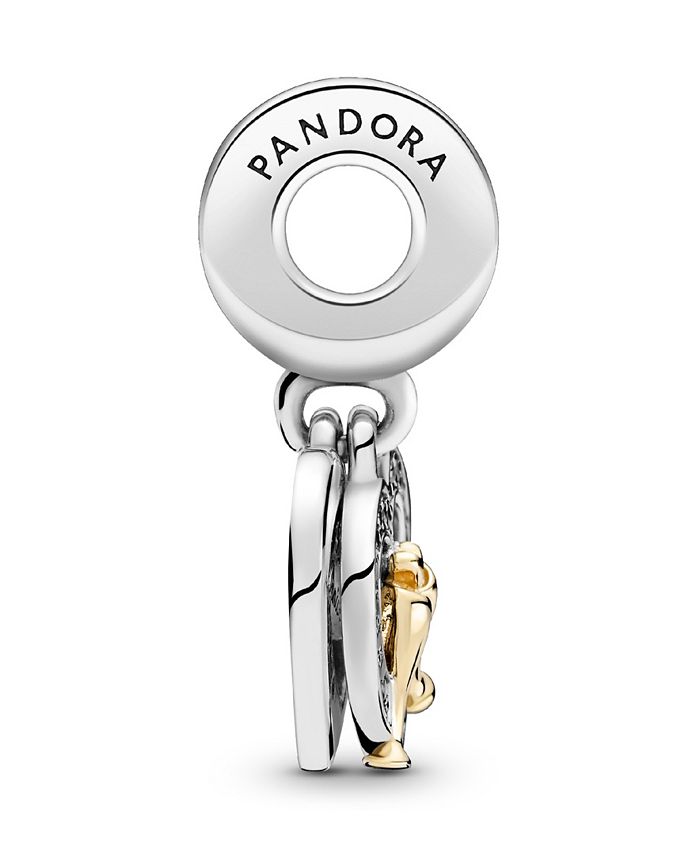 Pandora Cubic Zirconia Two-Tone Happy Anniversary Dangle Charm - Macy's