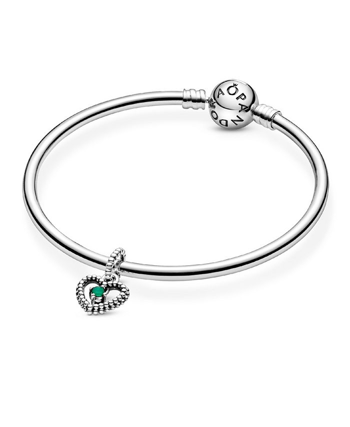 Pandora Birthstone Crystals Beaded Heart Dangle Charm - Macy's