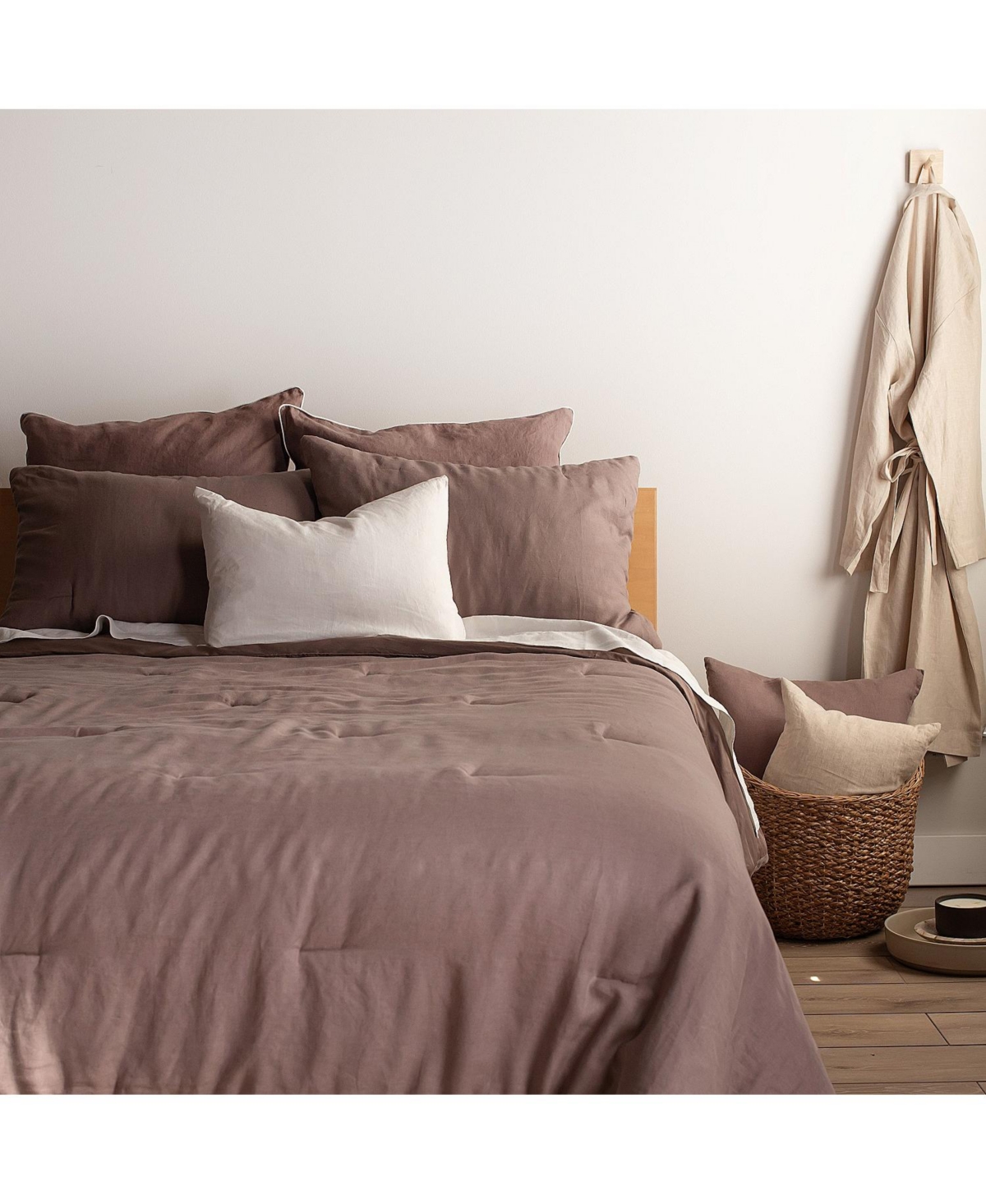 Click here for French Linen Comforter & Sham Set - Full/Queen - C... prices