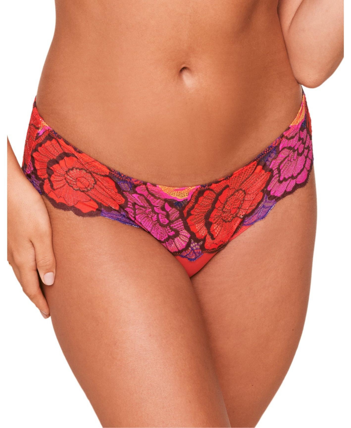 Click here for Adore Me Womens Colete Cheeky Panty - Floral red prices