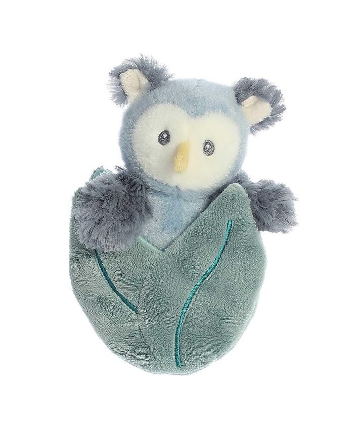 Aurora ebba Small Ollie Owl Pocket Peekers Playful Baby Plush Toy Blue ...