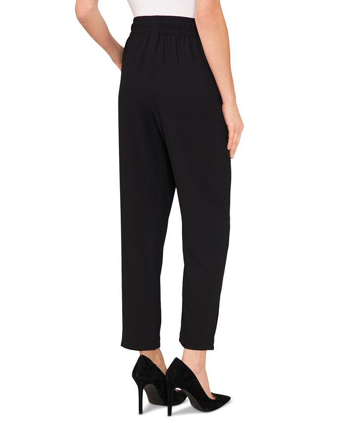 CeCe Women's High Rise Drawstring Split Hem Pants - Macy's