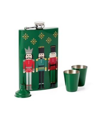 Cambridge Nutcracker Flask, 4 Piece Set - Macy's
