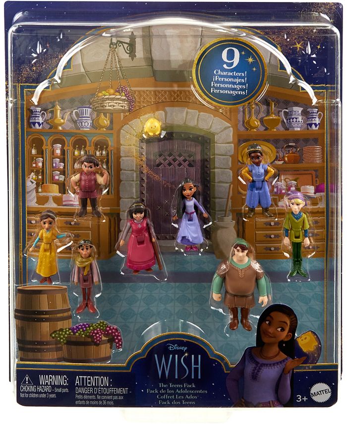 Wish Disney's the Teens Pack of 8 Posable Mini Dolls Star Figures - Macy's