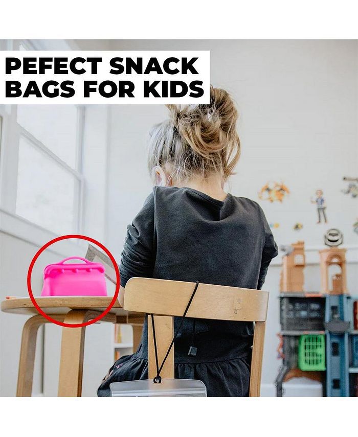 Innovative Technology 3 Pack Reusable Silicone Snack Bags for Kids ...