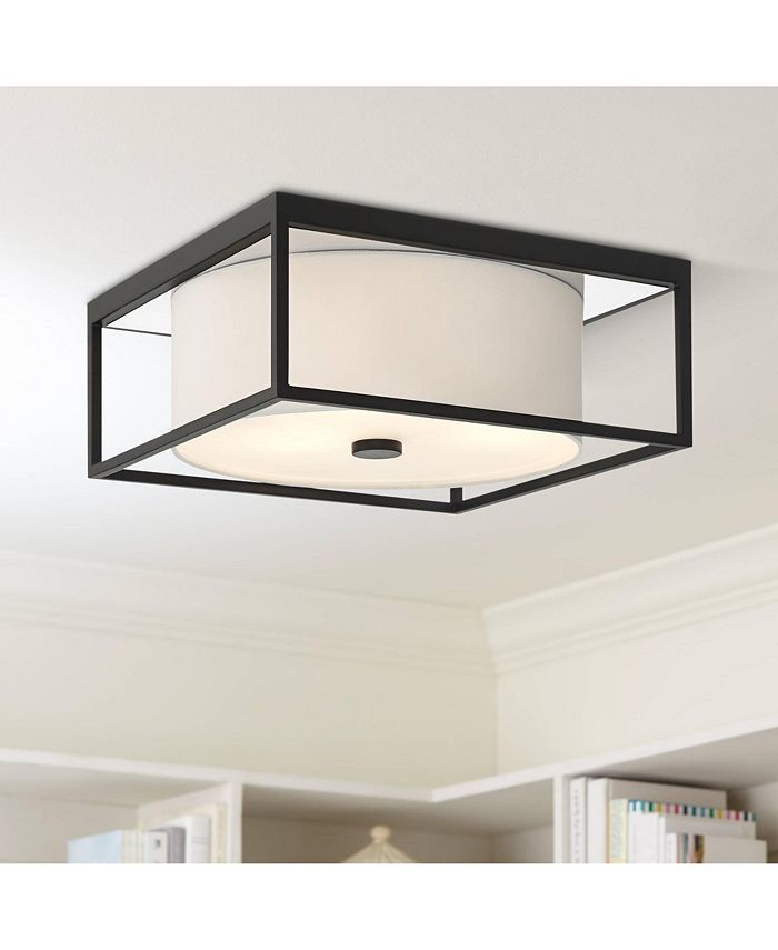 Possini Euro Design Graham Modern Ceiling Light Flush-Mount Fixture 17 ...