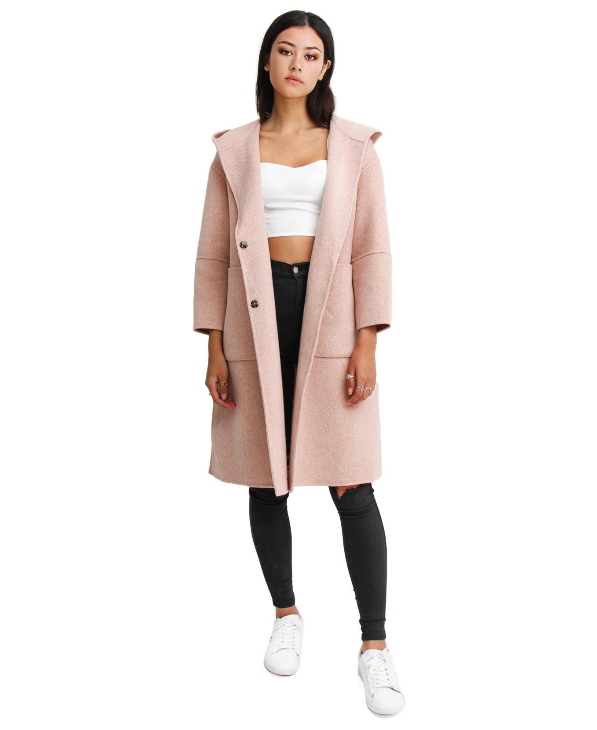 Click here for Belle & Bloom Womens Walk This Way Wool Blend Over... prices