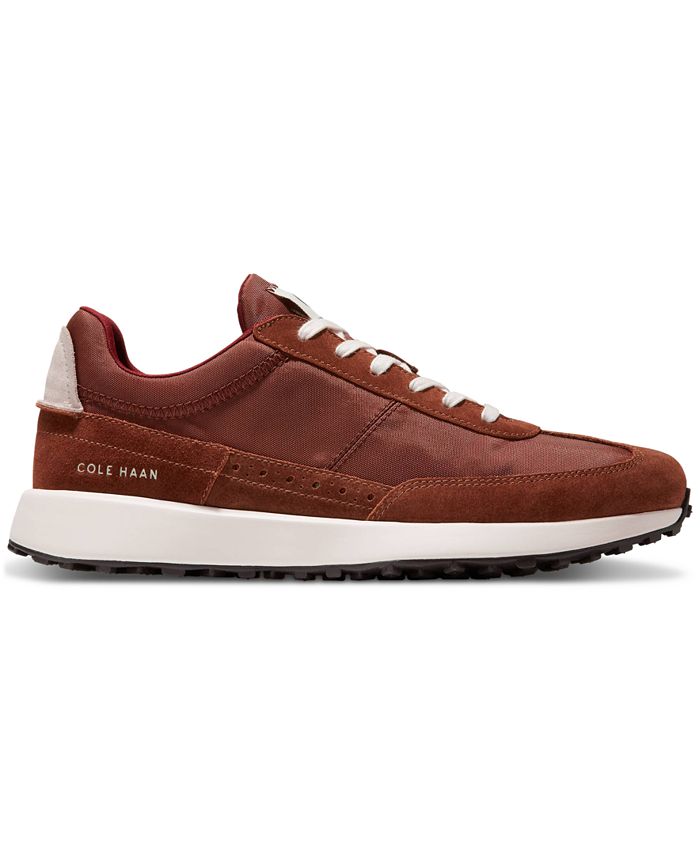 Cole Haan Men's Grand Crosscourt Midtown Mixed-Media Lace-Up Sneakers ...