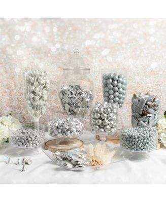 14 lbs+ Premium Silver Candy Buffet (Feeds 24-36) - Macy's