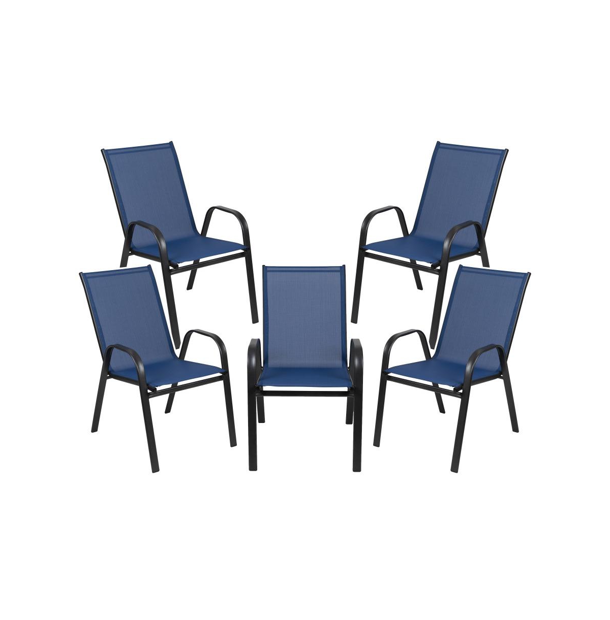 Click here for 5 Pack. Outdoor Stack Chair With Flex Comfort Mate... prices
