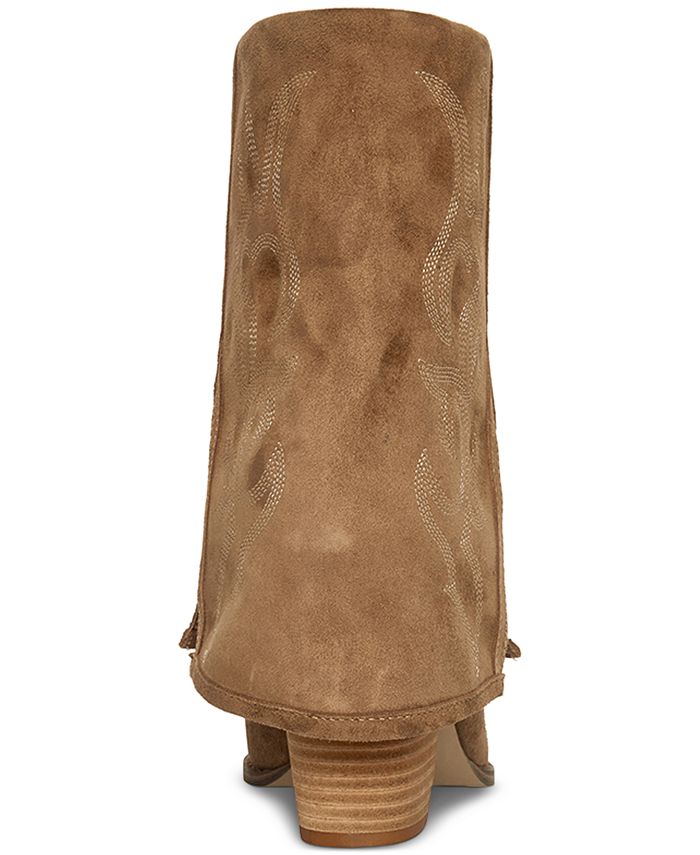Steve Madden Women's Layne Foldover Cuffed Cowboy Boots - Macy's