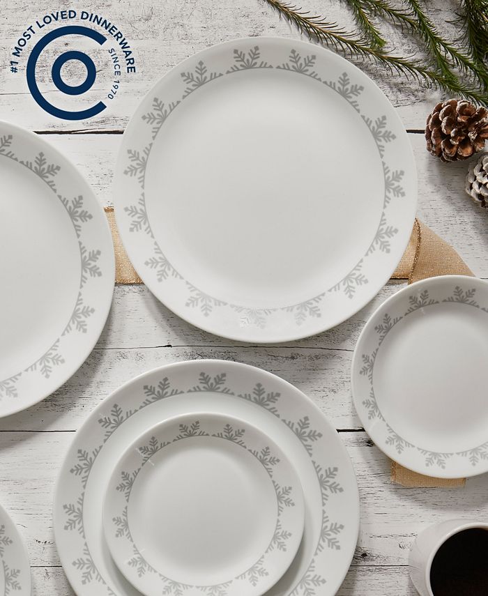 Corelle Winter 12 Pc. Dinnerware Set, Service for 4 - Macy's