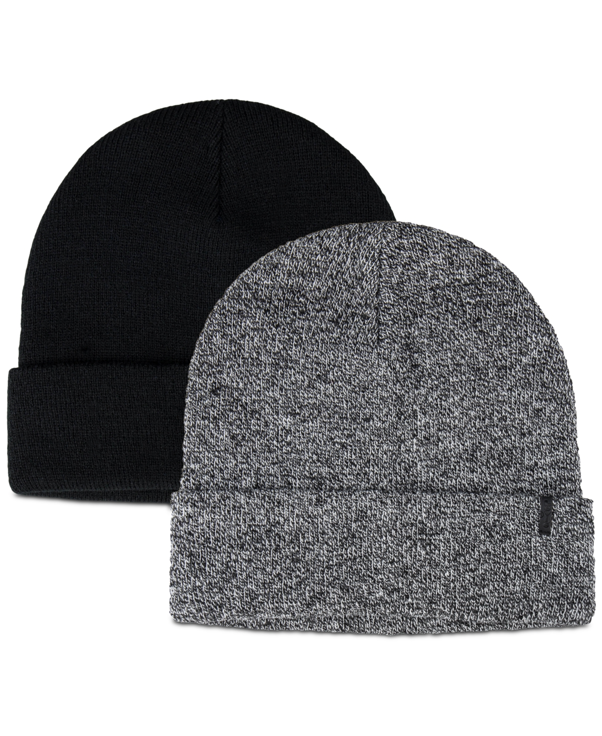 Click here for Levis Mens Two Piece Beanie Set - Black/marl Grey prices
