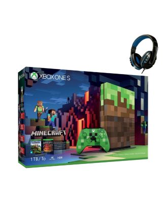 23C-00001 Xbox One S Minecraft Limited Edition 1TB Gaming Console with ...