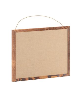 Clarey Linen Display Board With Wooden Frame And Push Pins - Macy's