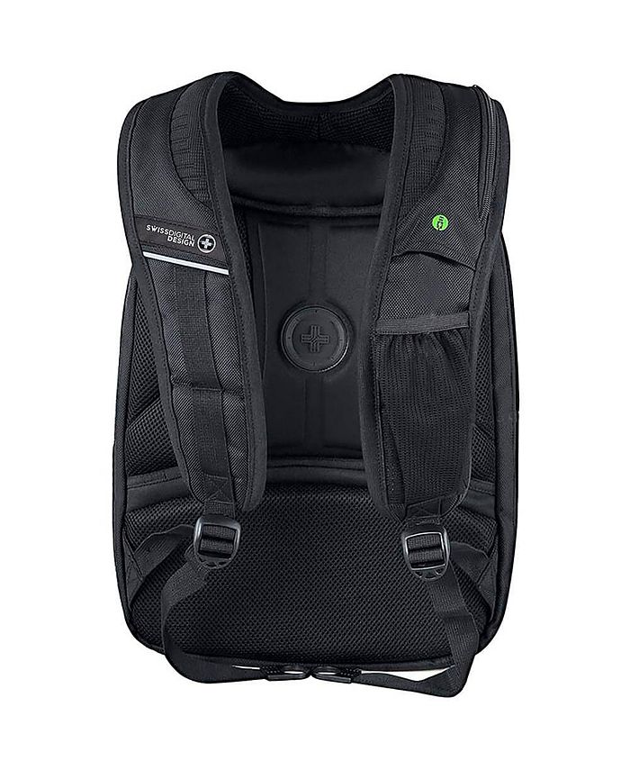 SWISS DIGITAL Terabyte TSA-Friendly RFID Backpack Fits up to 15.6 inch ...