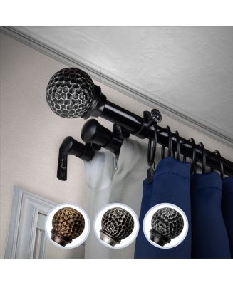 Celio 13/16" Triple Curtain Rod 120-170" - Macy's