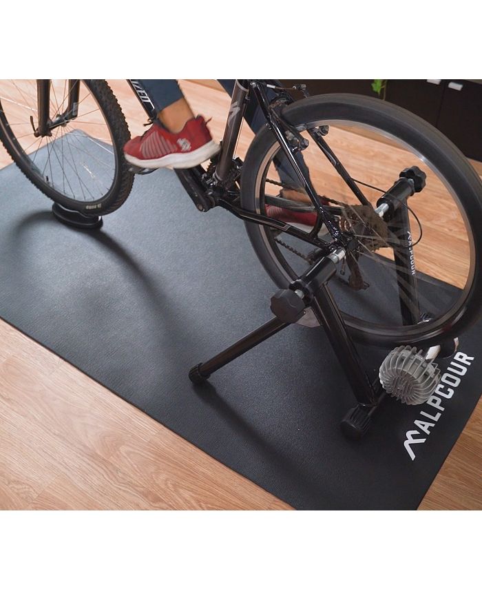 Alpcour 36"x78" Bike Trainer Mat - Water-Resistant, Anti-Slip, Noise ...