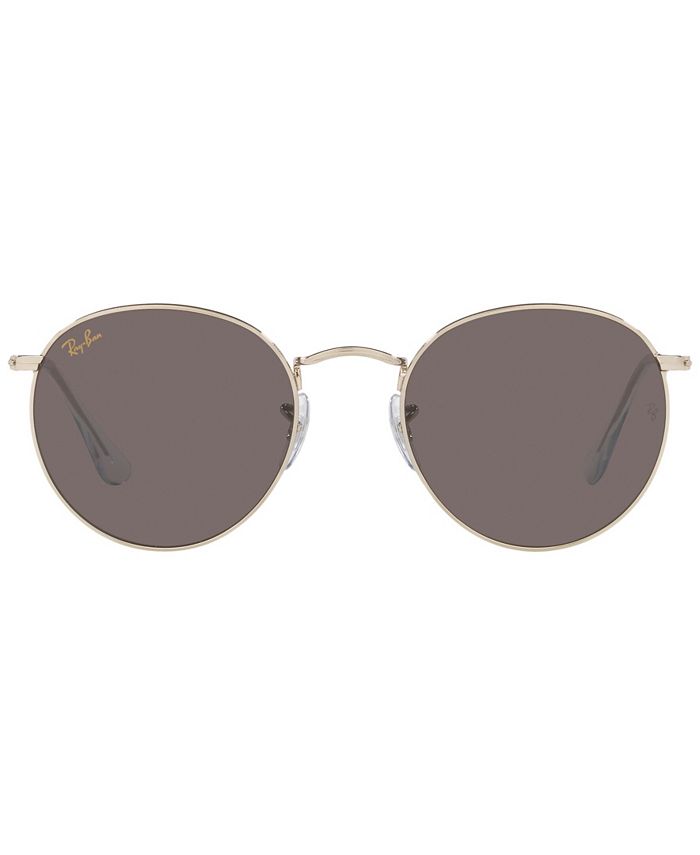 Ray-Ban Unisex Round Metal Legend Gold Sunglasses, RB3447L - Macy's