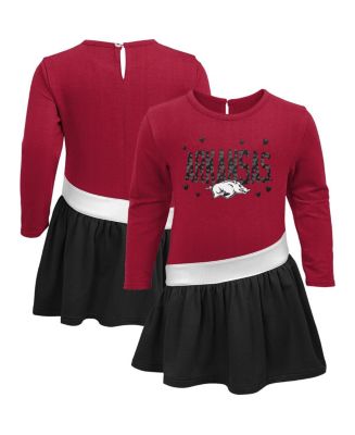 Toddler Girls Cardinal Arkansas Razorbacks Heart to Heart French Terry ...