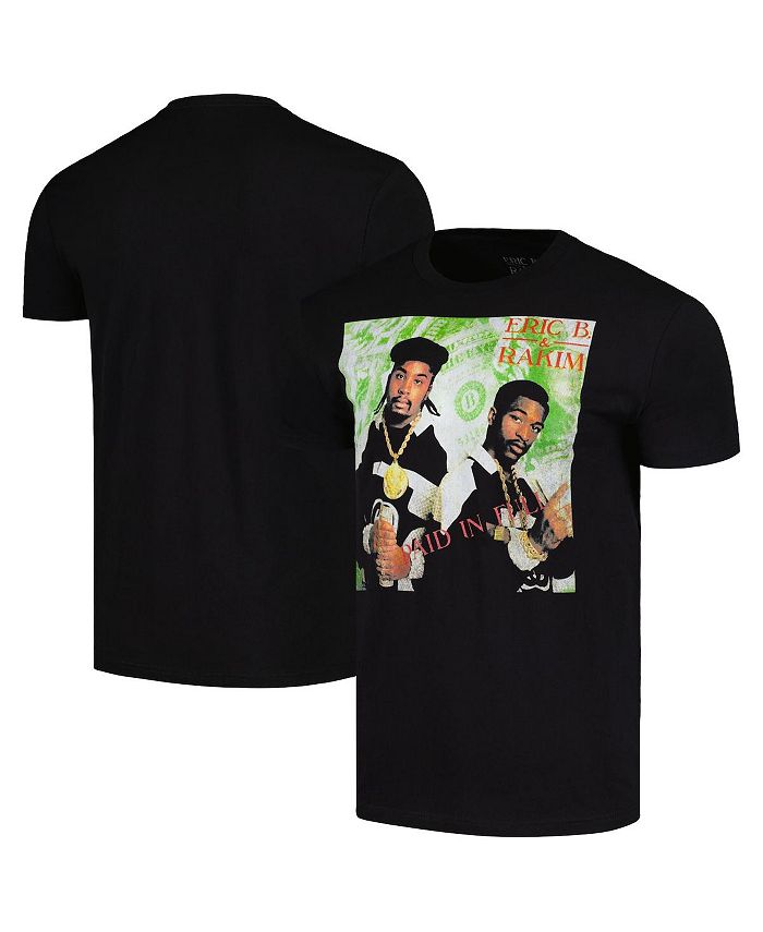 Global Merch Men's Black Eric B. & Rakim Paid In Full T-shirt - Macy's