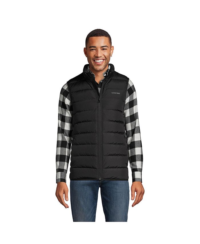 Lands' End Men's Down Puffer Vest - Macy's