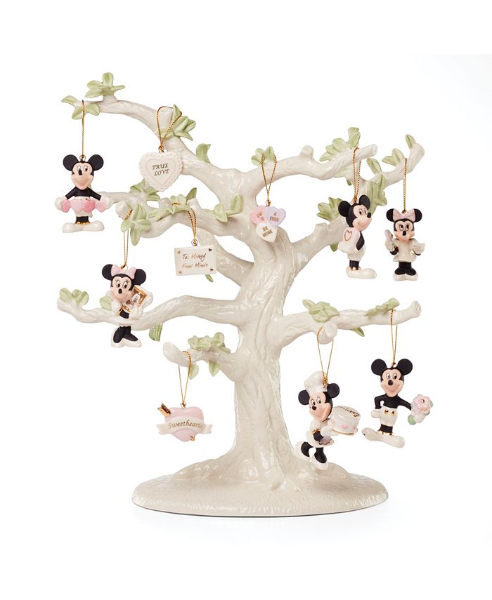 Lenox Disney Romantic Moments 10-Piece Mini Ornament Set - Macy's