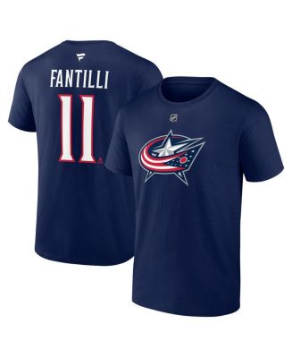 Men's Fanatics Adam Fantilli Navy Columbus Blue Jackets Authentic Stack ...