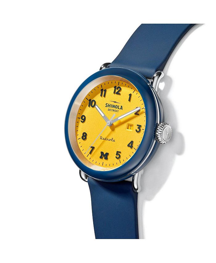 SHINOLA Men's and Women's Michigan Wolverines Detrola Watch - Macy's