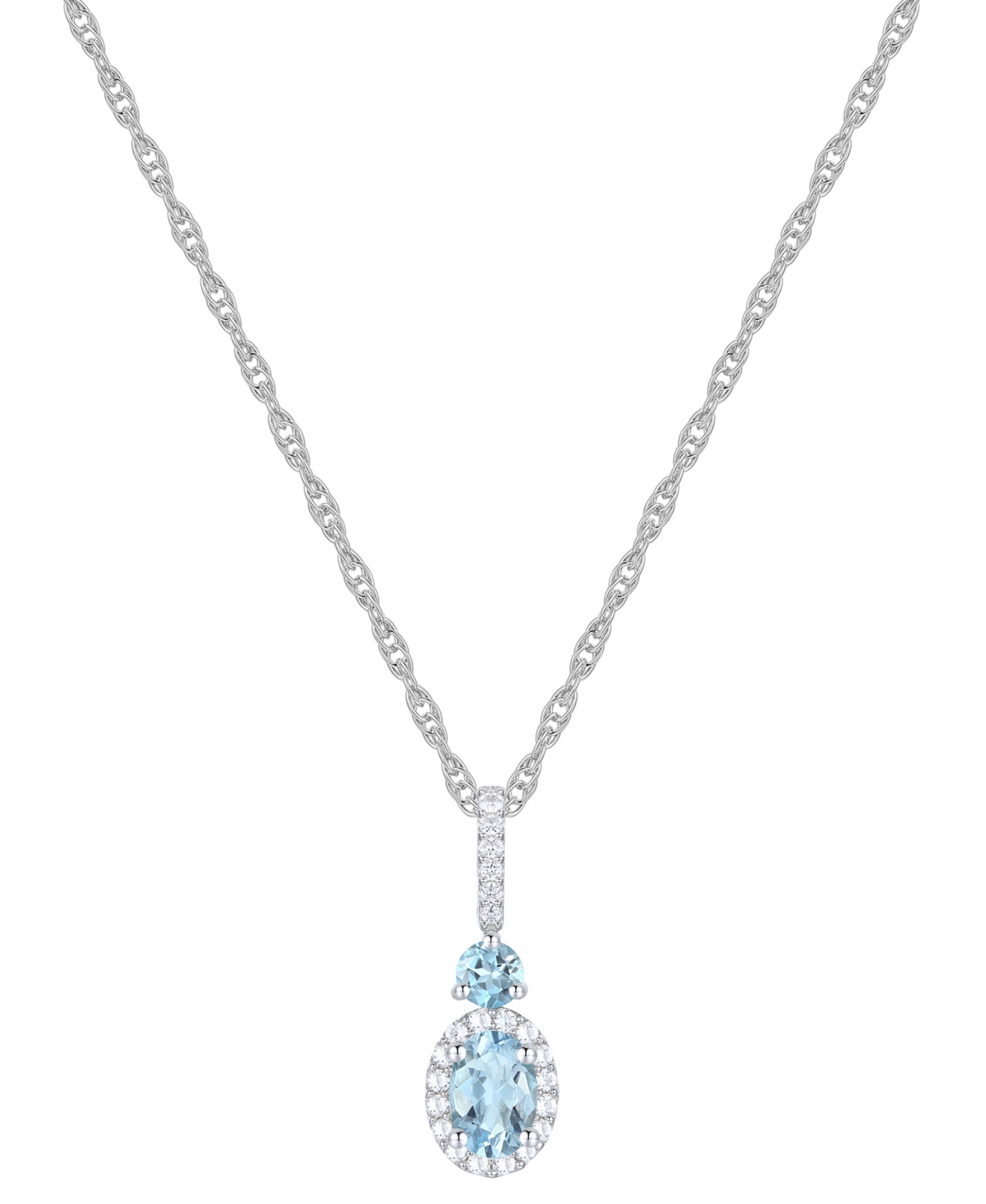 Click here for Santa Maria Aquamarine (5/8 ct. t.w.) & Diamond (1... prices