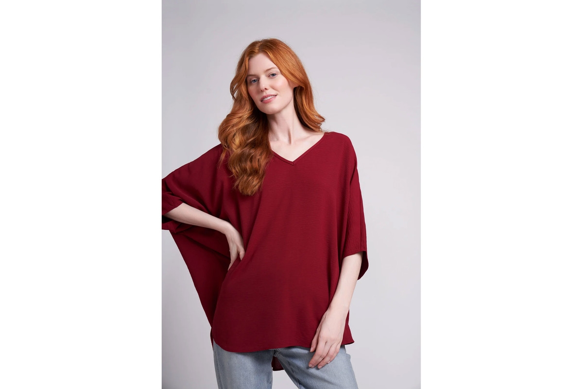 Click here for Claire Top - Garnet red prices