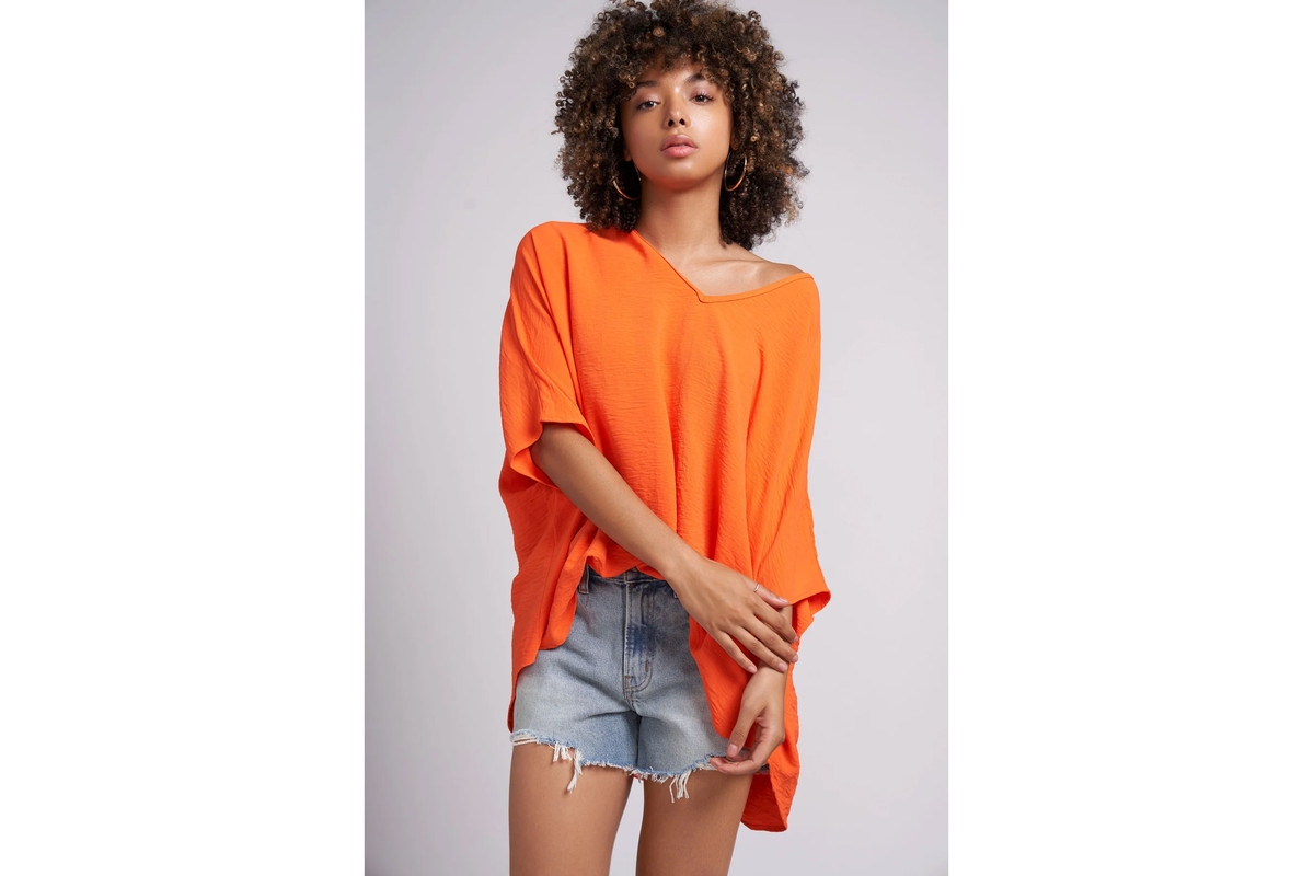Click here for Claire Top - Vivid orange prices