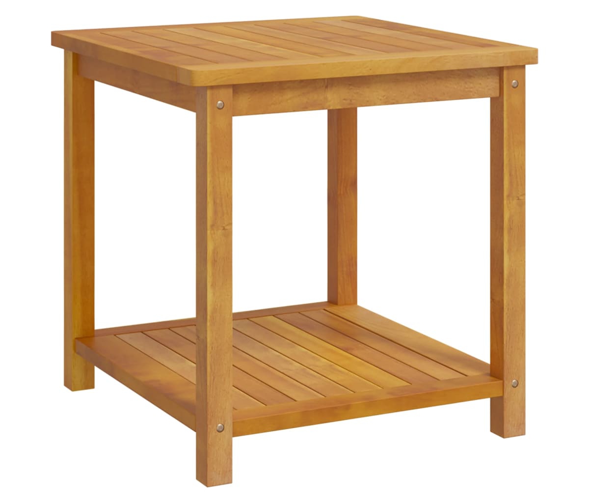 Click here for Side Table Solid Acacia Wood 17.7x17.7x17.7 - Brow... prices