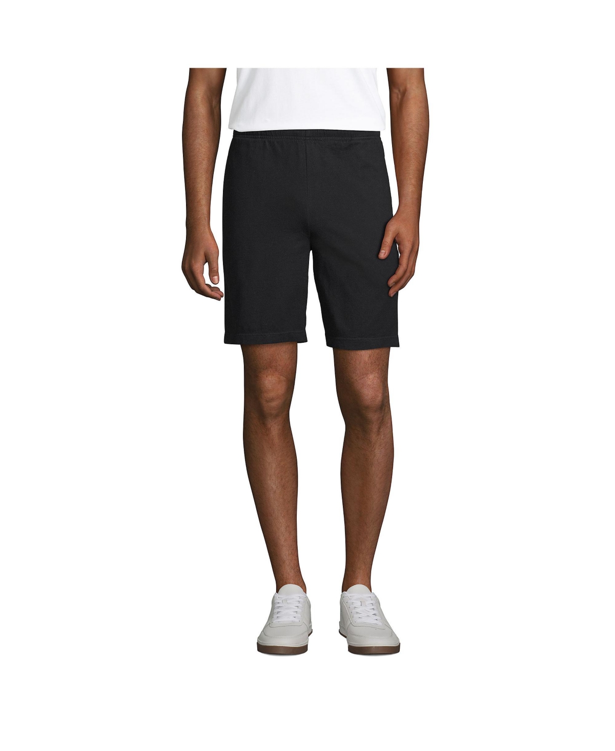 Click here for Lands End Mens Big Jersey Knit Short - Black prices