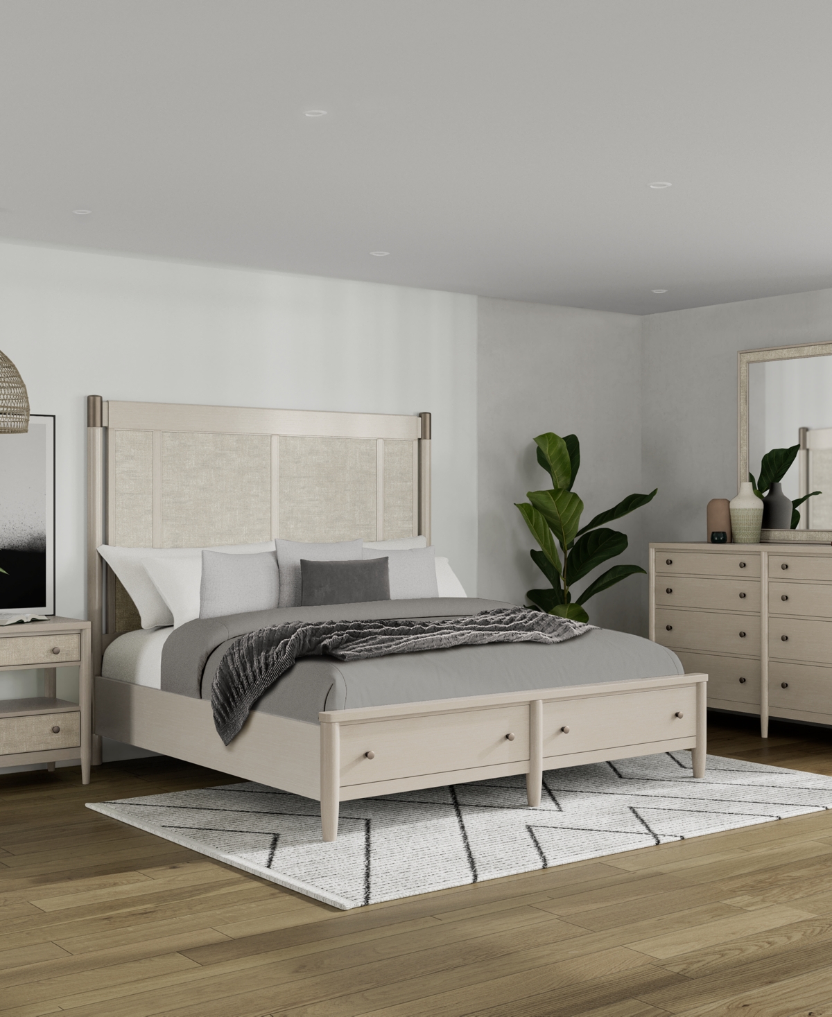 Click here for Laguna 3-Pc Bedroom Set (Queen Storage Bed  Dresse... prices