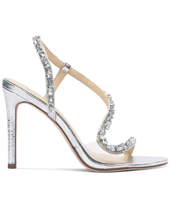 Jessica Simpson Women's Jaycin Barely-There Rhinestone Evening Sandals ...
