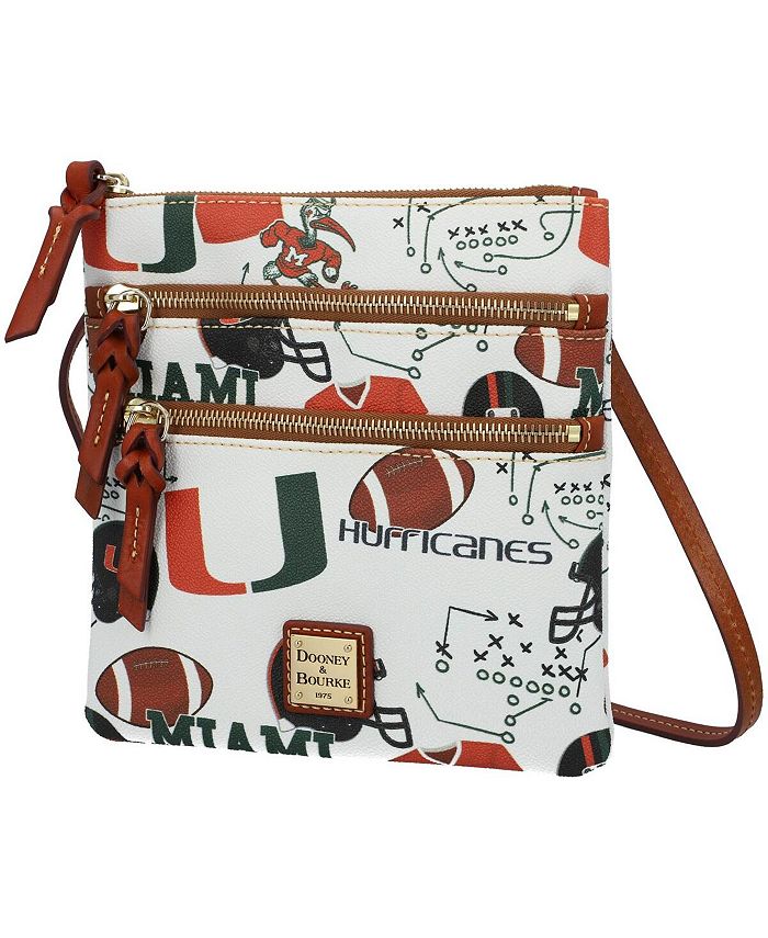 Dooney & Bourke Women's Miami Hurricanes College Game Day Triple Zip ...