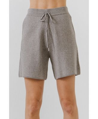 endless rose Women's Drawstring Knit Shorts - Macy's