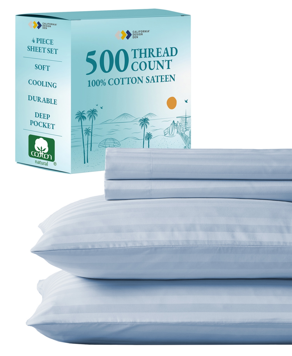 Click here for 100 Extra Long Staple  500 Thread Count Sateen Wea... prices