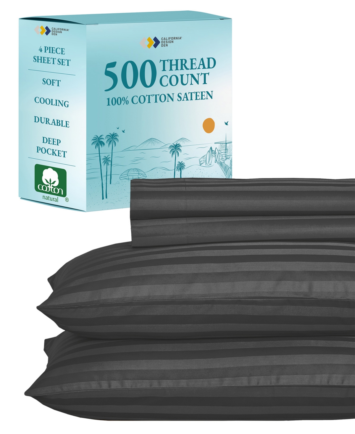 Click here for 100 Extra Long Staple  500 Thread Count Sateen Wea... prices