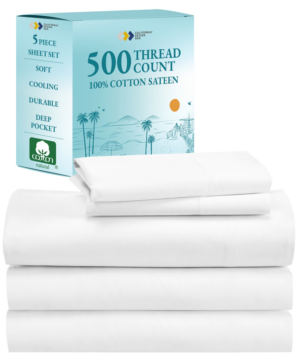 Click here for 100 Extra Long Staple  500 Thread Count Sateen Wea... prices