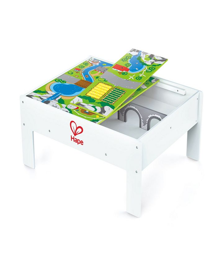 Hape Railway Collection Play Stow Storage Activity Table - Macy's