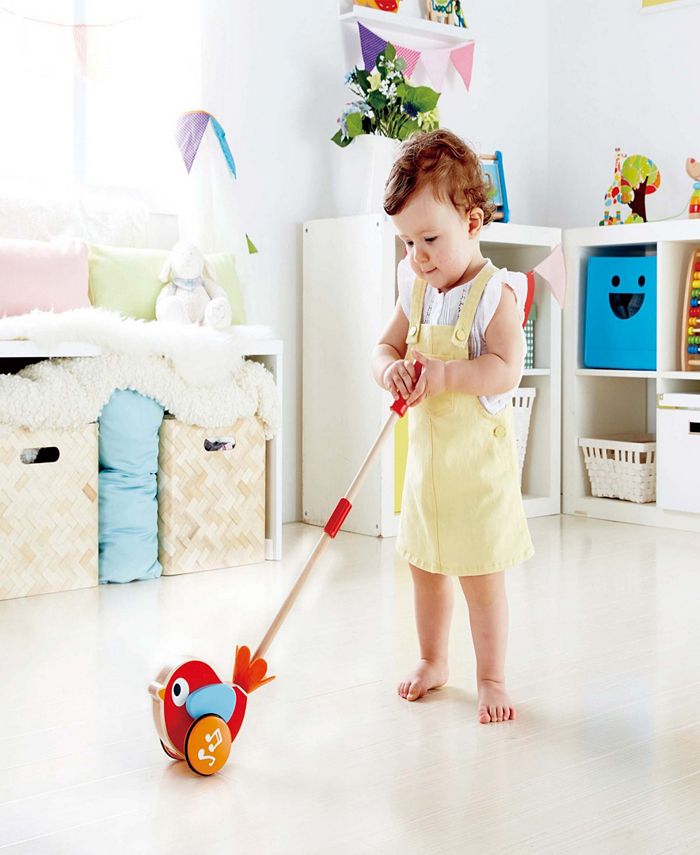 Hape Lilly Musical Push-Along Toddler Toy - Macy's