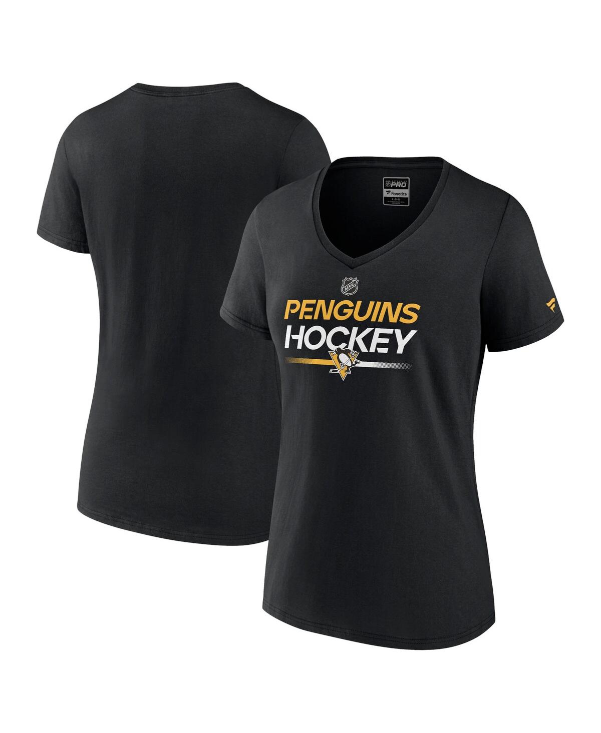 Click here for Womens Fanatics Black Pittsburgh Penguins Authenti... prices