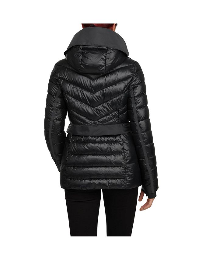 Pajar Women's Bailey Packable Light Weight Puffer With Detachable Hood - Macy's