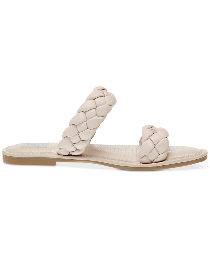 DV Dolce Vita Women's Jocee Double Band Braided Slide Flat Sandals - Macy's