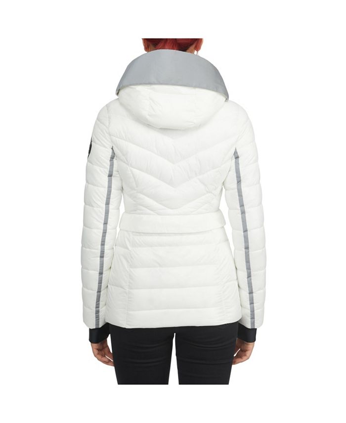 Pajar Women's Bailey Packable Light Weight Puffer With Detachable Hood - Macy's