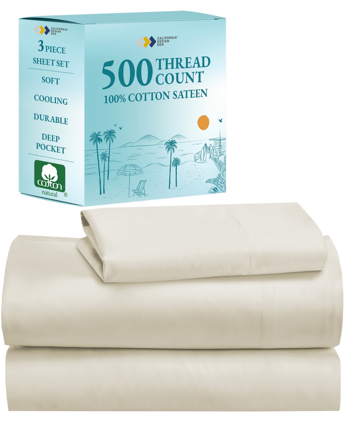 Click here for 100 Extra Long Staple  500 Thread Count Sateen Wea... prices
