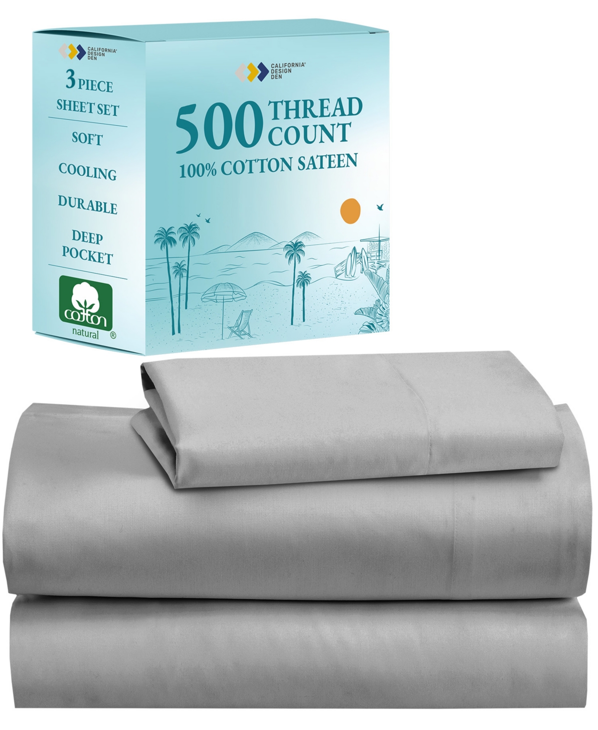 Click here for 100 Extra Long Staple  500 Thread Count Sateen Wea... prices