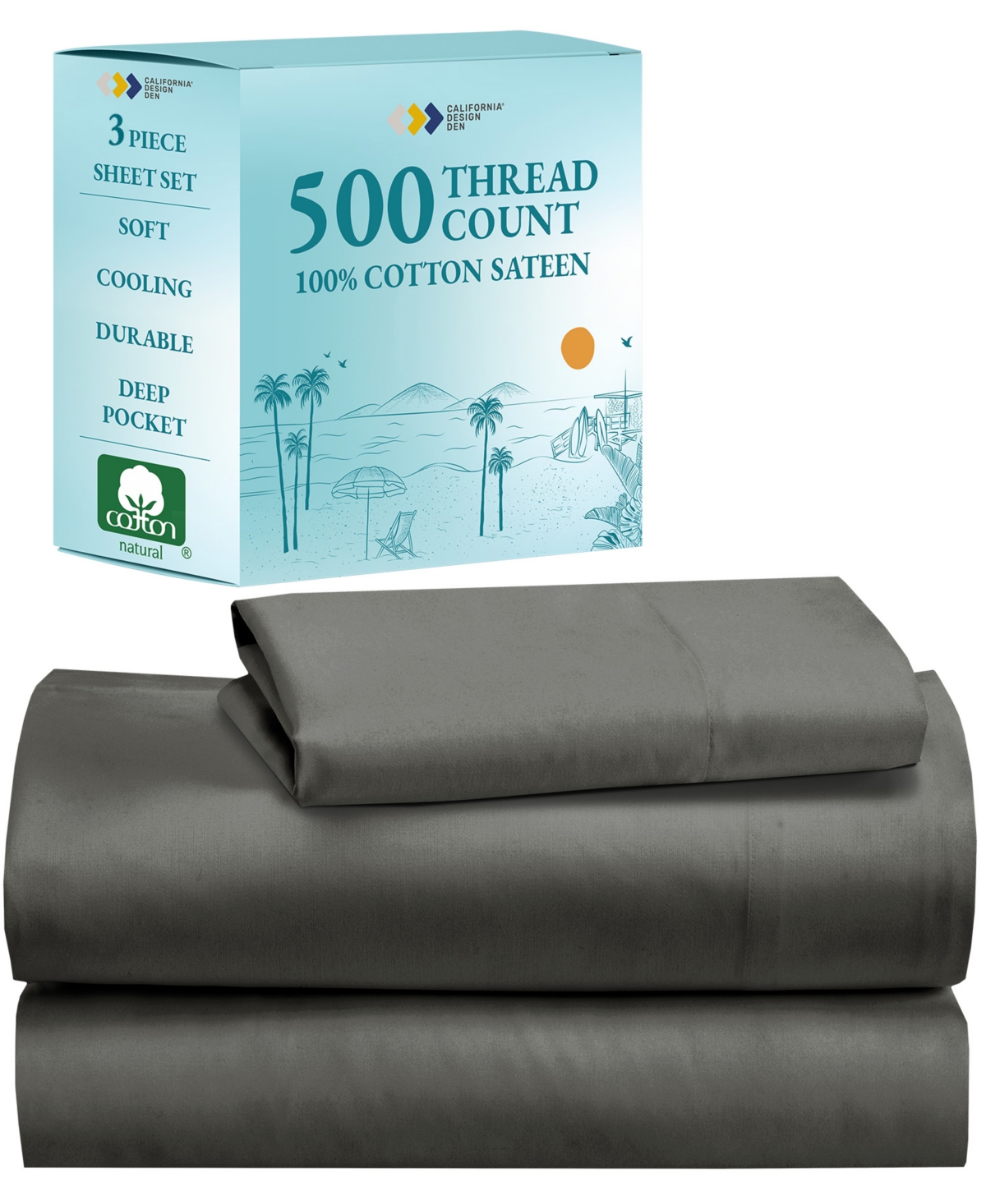 Click here for 100 Extra Long Staple  500 Thread Count Sateen Wea... prices